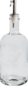 Skleněná láhev na olej 500 ml s nerezovou nálevkou APOLO