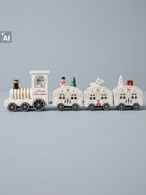 Sinsay - LED dekorace ve tvaru vánočního vlaku - bílá