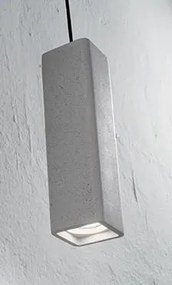 ILUX 150673 Závěsné svítidlo Ideal Lux Oak SP1 Square Cemento 150673 hranaté betonové - IDEALLUX