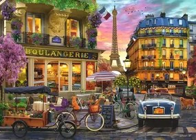 RAVENSBURGER Puzzle Paříž za úsvitu / 1000 dílků / 70 x 50 cm