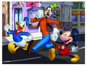 Dino Kostky kubus Mickey a Minnie Disney dřevo 12 ks