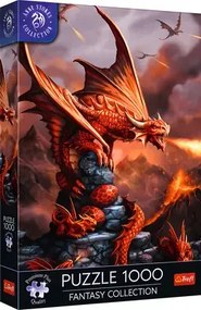 TREFL Puzzle Premium Plus Fantasy Collection: Ohnivý drak / 1000 dílků