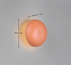 Oranžové LED nástěnné svítidlo na USB Davey – Reality