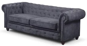 Rozkládací pohovka Infinity Chesterfield II Tmavě šedá