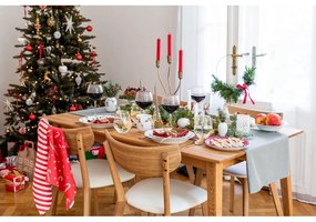 Bavlněné utěrky s vánočním motivem v sadě 4 ks 50x70 cm Candy Cane – Catherine Lansfield