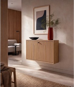 Výklopný botník v dekoru dubu v přírodní barvě 72x43x17 cm Albany – Actona