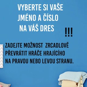 Samolepka Dres Hokejisty se jménem