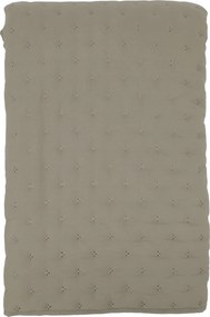 Měkký taupe prošívaný přehoz Aix Soft na dvoulůžko – 260*240 cm