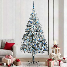 Umělý vánoční stromeček Bílá 240 cm PVC, ocel a plast 3396987