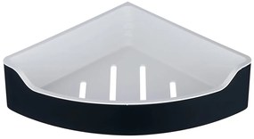 Aqualine, SAMBA rohová police do sprchy, 218x63x218mm, černá, SB209
