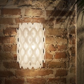 Slamp Charlotte, bílé designové nástěnné svítidlo, 1xE27, výška 32cm