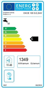 Dražice OKCE100SII/2,2 kW Elektrický zásobníkový ohřívač vody stacionární, 1108111101