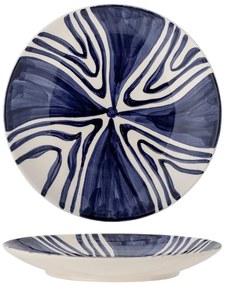 OnaDnes -20% Modrý kameninový talíř Bloomingville Shama 27 cm