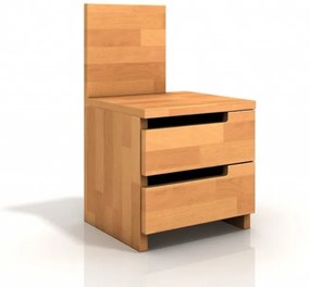 ImportWorld Noční stolek Erna High, buk masiv (Barva dřeva: Bílá)