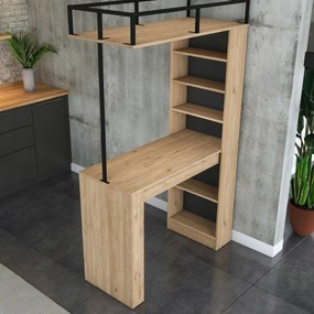 Barový stůl stůl Jany Walnut and Black