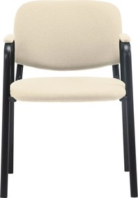 Konferenční židle Ken PRO látka – krémová