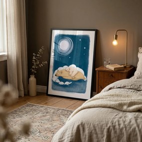 Kristýna Pýchová | Lední medvěd Rám: Černý, Velikost: 30 x 20 cm