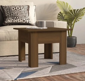 vidaXL Konferenční stolek 55 x 55 x 42 cm kompozitní dřevo [813069] Barva: hnědý dub