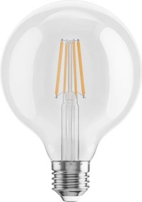 Mexen Vintis, LED žárovka E27, G95, 4W, Teplá - 2700K, 470 lm, čirá - L157-E27-0427-00