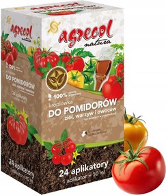 Agrecol Pro Rajčata Bylinky Papriky Okurky Vitamínový Kondicionér Hnojivo 24X 50 ml