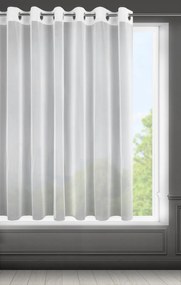 ZÁCLONA NA KROUŽCÍCH ESEL 350X150 CM BÍLÁ