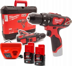 Milwaukee M12 BPD-202C aku vrtačka Sada 2x2Ah 4933441940
