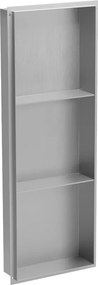 Mexen X-Wall-NR nástěnná police bez límce s polici 90 x 30 cm, inox - 1911903010S