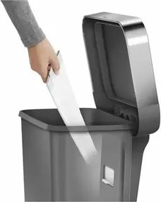 Simplehuman Pedálový odpadkový koš  – 45 l / kapsa na sáčky / obdélník