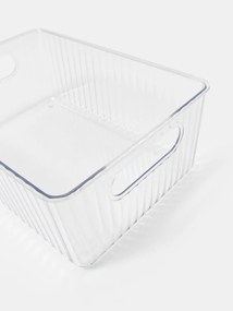 Sinsay - Rýhované úložné boxy 2 pack - clear