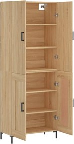 Skříň highboard dub sonoma 69,5 x 34 x 180 cm kompozitní dřevo 3195790