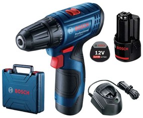 Bosch - 12V AKU vrtací šroubovák, 2x aku 2,0 Ah, nabíječka 06019G8000