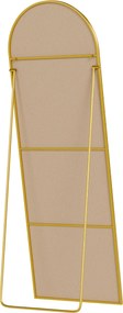 Zrcadlo Moline 150x50 cm – zlatá lesklá