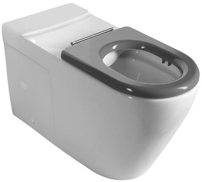 Sapho Sapho, MEDIC RIMLESS mísa pro kombi WC, spodní/zadní odpad, bílá, MC102-111