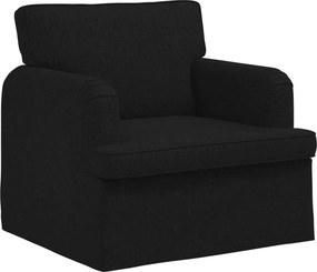 Set pohovek 2 ks Černá textil 3407518