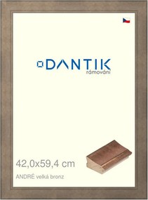 DANTIK rámeček 42x59,4 | ANDRÉ velká bronz (Plexi Čiré)