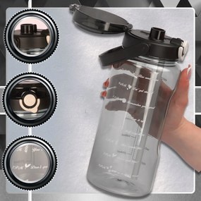 Camerazar Sportovní láhev TRESSARI 1500ml na běhání BPA FREE - ideální pro hydrataci během cvičení