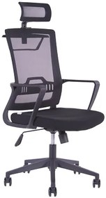Kancelářská otočná židle Sego DENY — více barev Černá