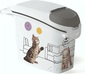 Curver Kontejner na krmivo - vzor kočky 15l/6kg