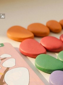 Sinsay - Kreativní sada na skládání obrázků z barevných kamínků - vícebarevná