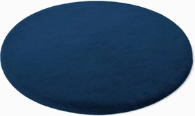 TZ Tmavě modrý kulatý koberec Rabbit Rozměr: 90 cm