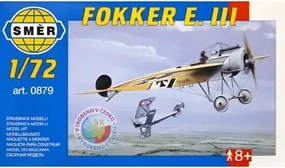 SMĚR Plastikový model Fokker E.III / Letadlo / 1:72 / 32 dílků / od 6