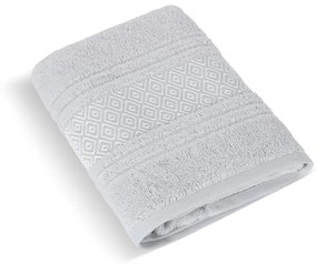 Bellatex froté ručník MOZAIKA, světle šedá, 50x100cm
