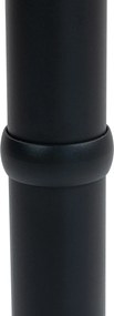 Barový stůl Hereford 75 cm - černá/černá