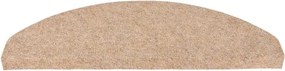 Samolepicí podložky na schody 30 ks Béžová 65x22,5x3,5 cm 3365897