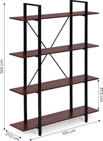 Regál Mischief 105 cm olše