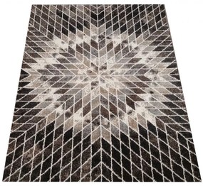 Moderní kusový koberec Panamero 10 Hnědý Rozměr: 60x100 cm