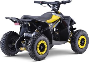 Ramiz Čtyřkolka na baterie E-STAR žlutá 35 km/h + motor 1000W + nafukovací kola + nastavení sedadla