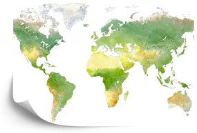 Fototapeta Mapa Světa Vliesová tapeta 360x240
