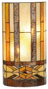 Nástěnná lampa Tiffany Amsterdam - 20*11*36 cm 2x E14 / Max 40W