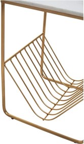 Odkládací stolek s mramorovou deskou 40x40 cm Mandoli – Premier Housewares